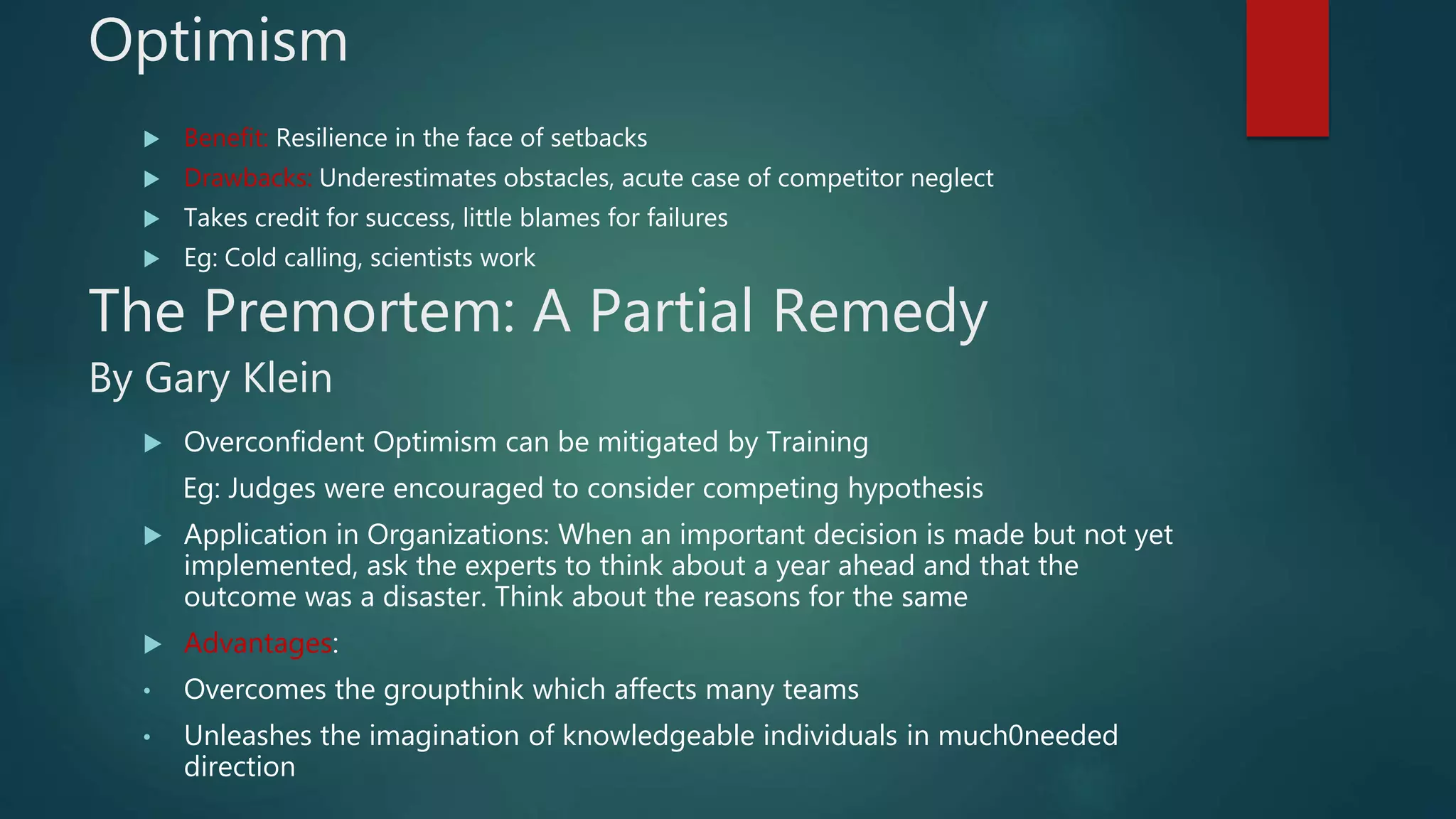 Overconfidence | PPTX