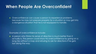 Overconfidence bias | PPTX