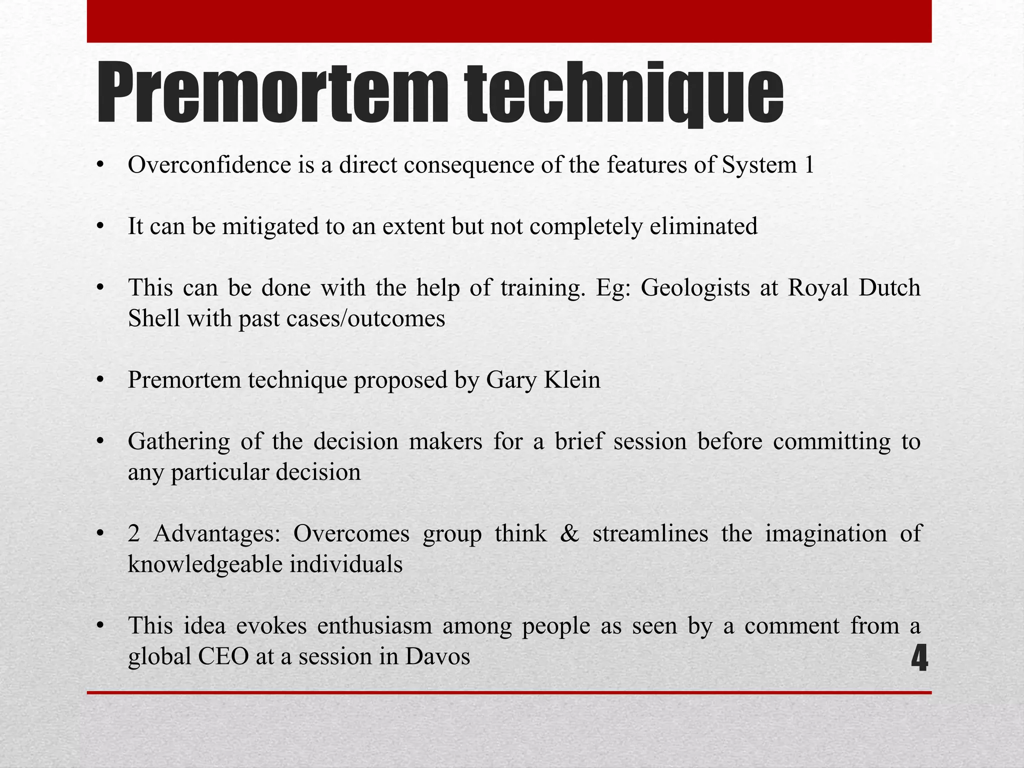 Overconfidence by Deepshekhar | PPTX