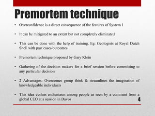 Overconfidence by Deepshekhar | PPTX