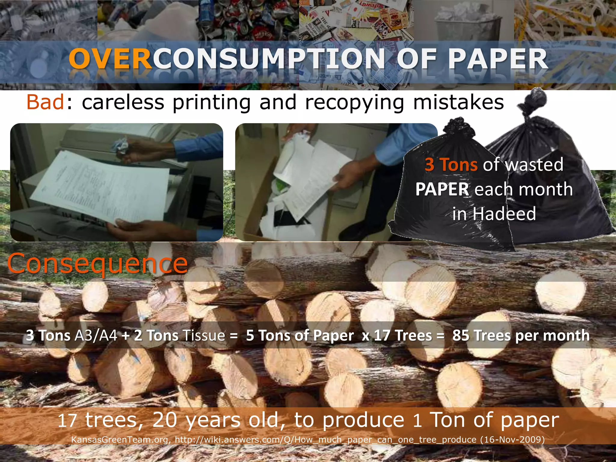 Overconsumption Of Solid Resources | PPSX