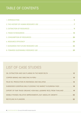 Overconsumption: Our use of the Worlds Natural Resources | PDF
