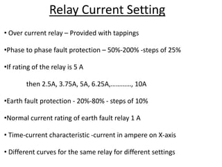 Calculate IDMT Over Current Relay Setting (50 51), 40% OFF