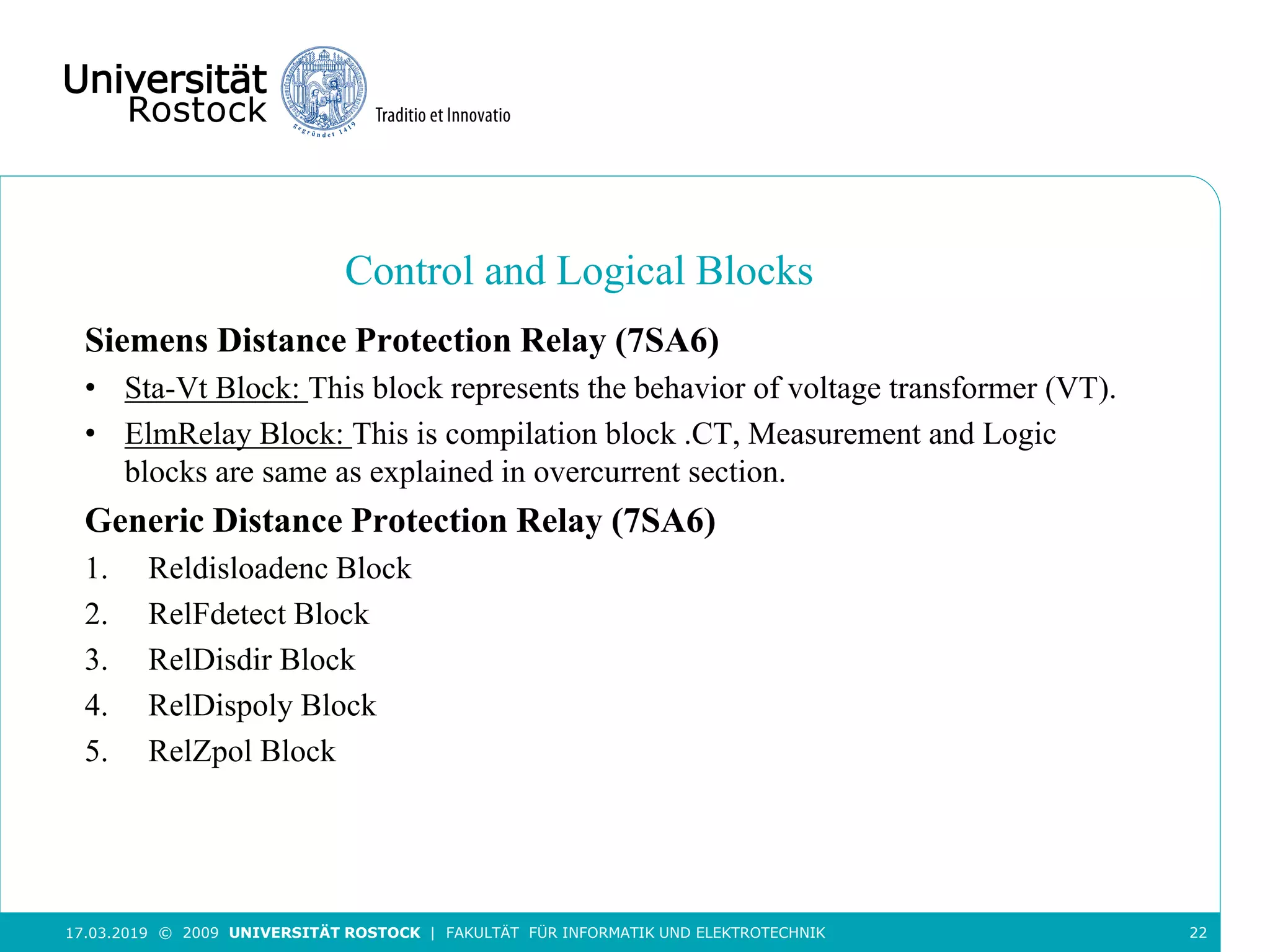Overcurrent and Distance Protection in DigSilent PowerFactory | PPTX