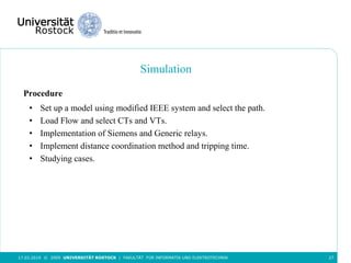 Overcurrent and Distance Protection in DigSilent PowerFactory | PPTX
