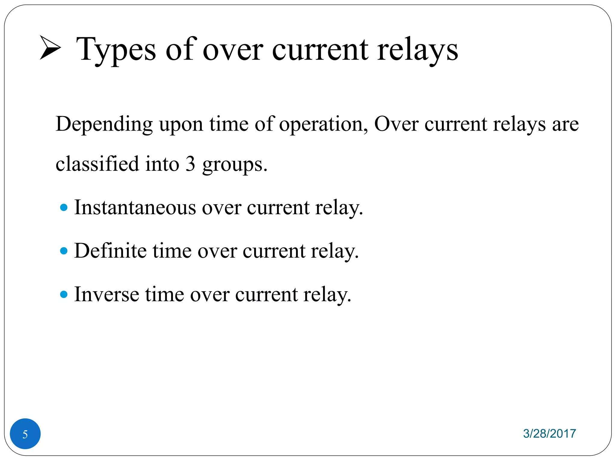 Over current protection | PPTX