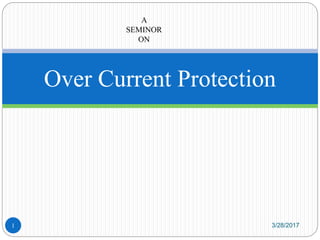 Over current protection | PPTX