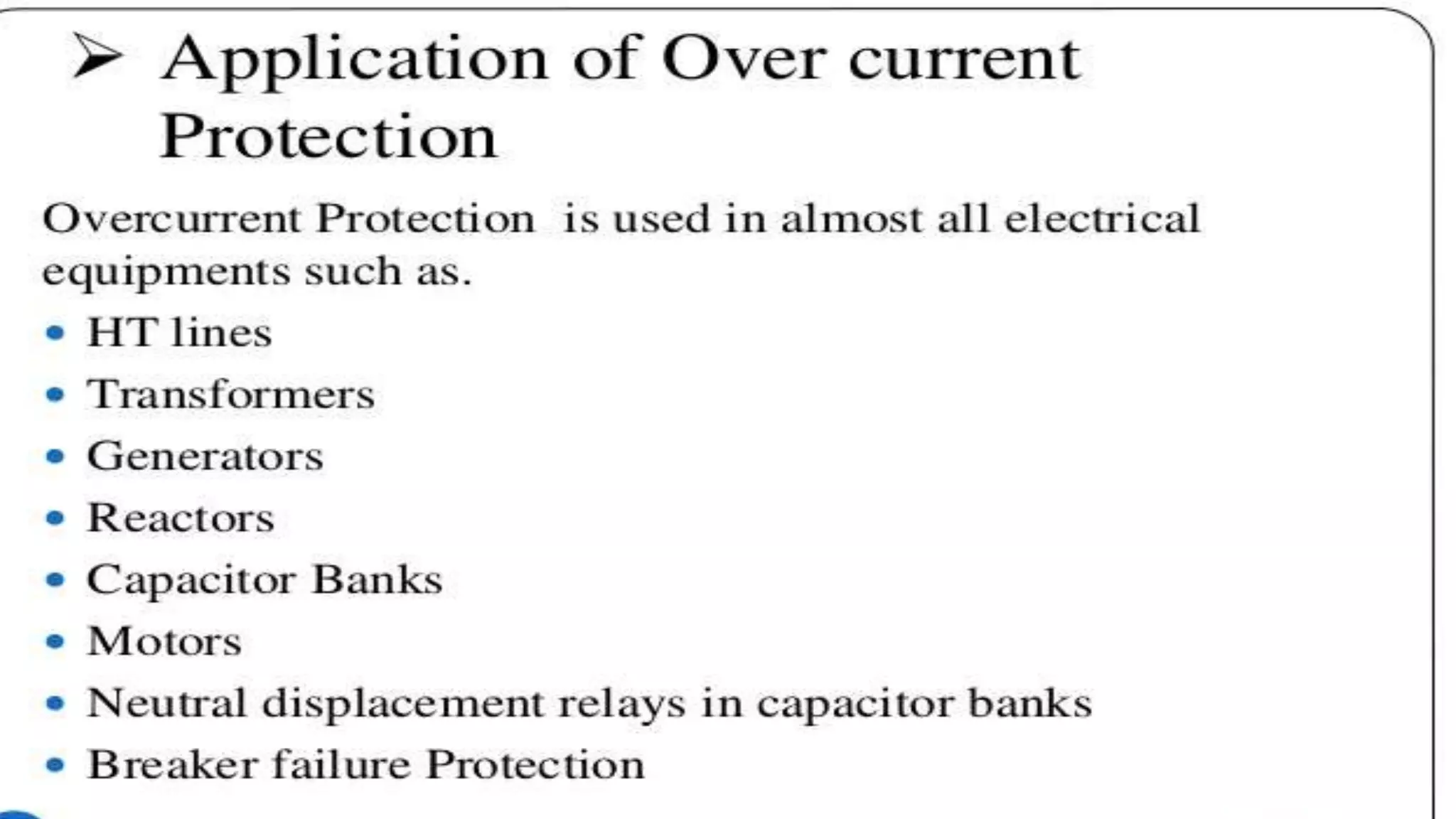 OverCurrent Relay & Protective Scheme | PPT