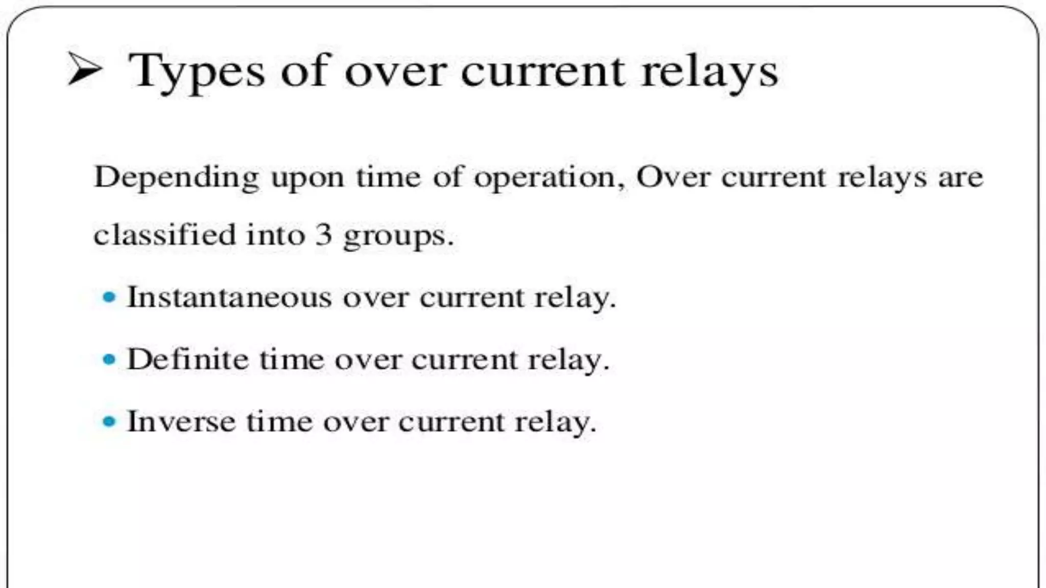 OverCurrent Relay & Protective Scheme | PPTX