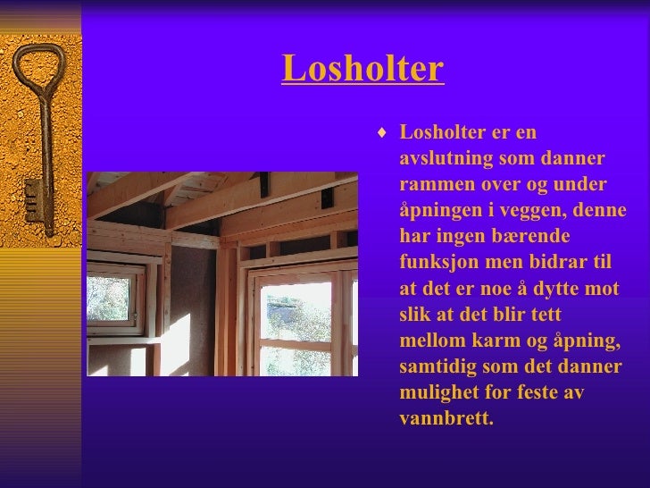 Overdekning og losholter