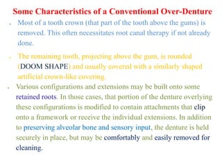 Over denture | PPTX