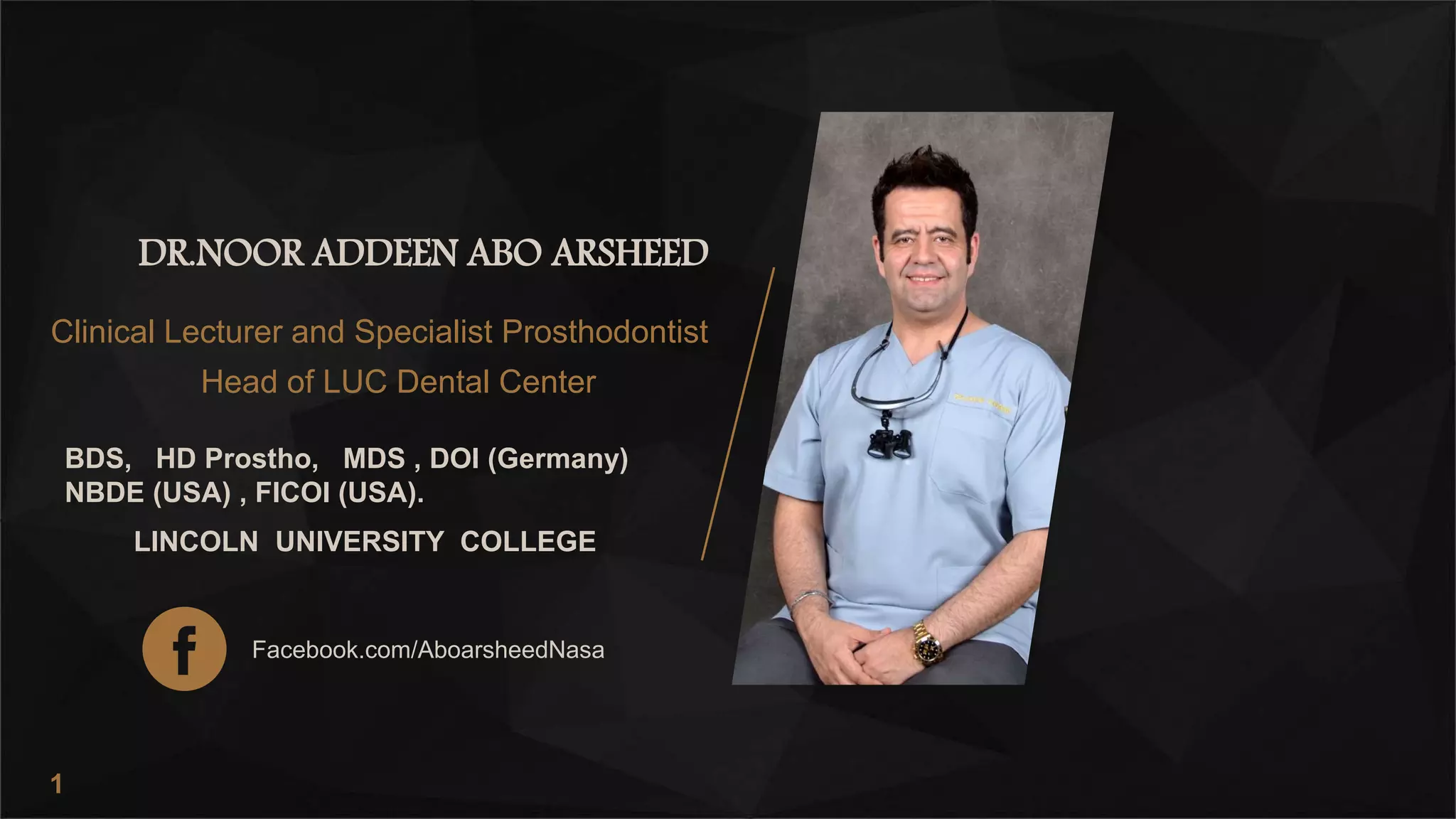 Overdenture (1) (DR NOOR ADDEEN ABO ARSHEED) | PPTX