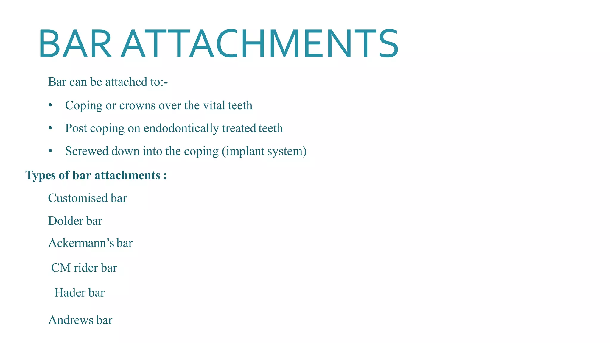 TOOTH SUPPORTED OVERDENTURES | PPTX