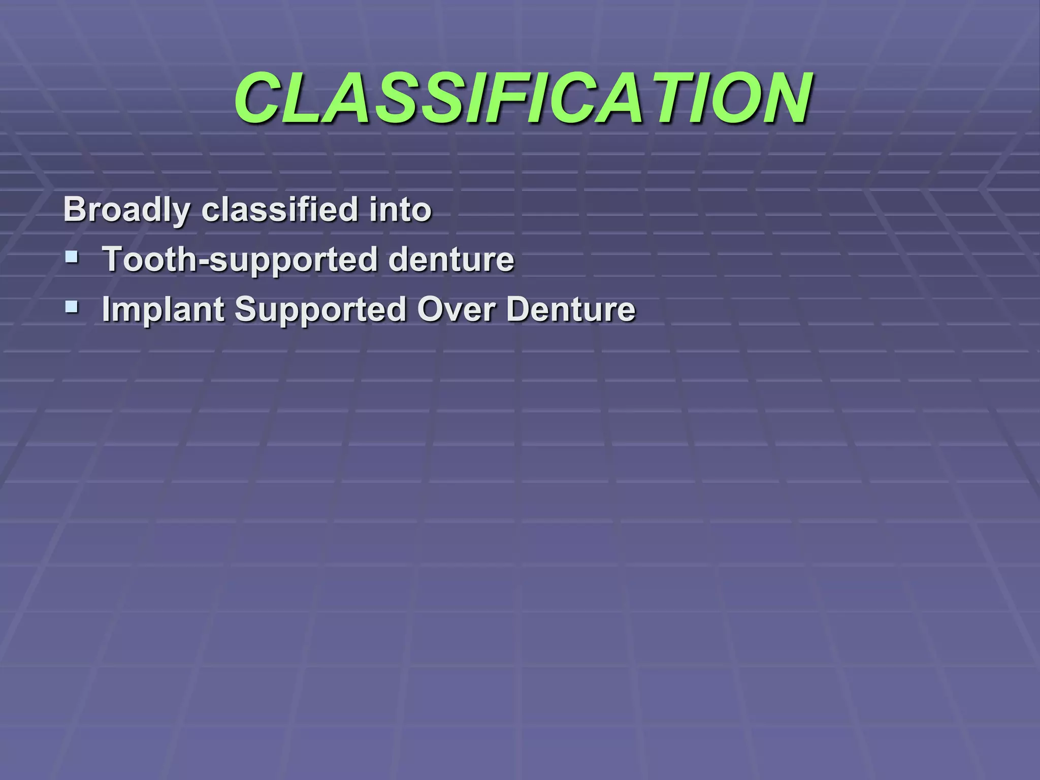 Overdentures - Indications, Contraindication and Treatment Procedure.ppt