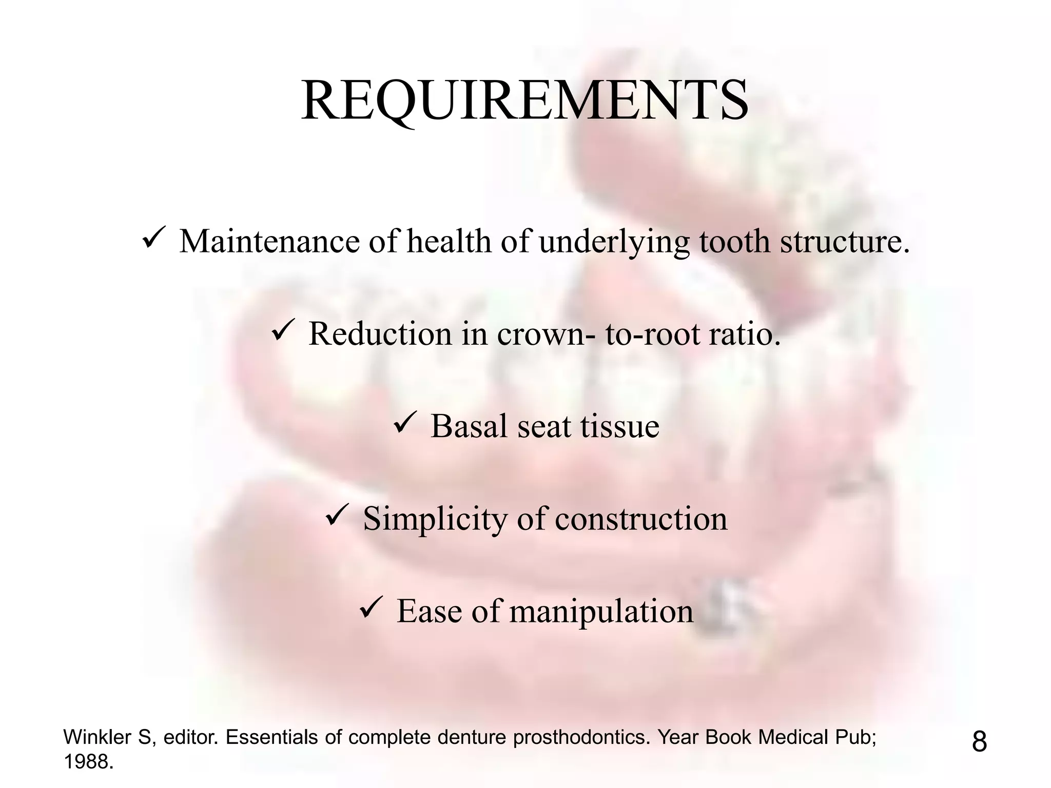 Over dentures and its attachment | PPTX