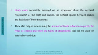 tooth supported Overdentures | PPTX