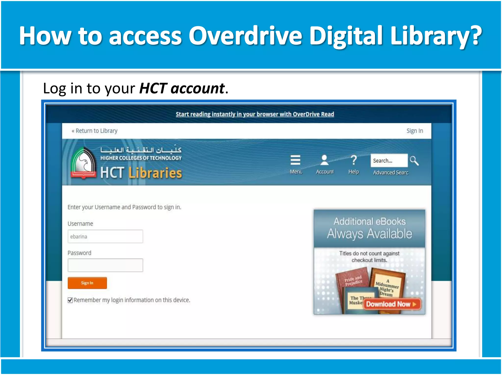 Overdrive libguide | PPT