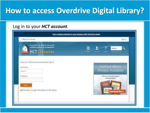 Overdrive libguide | PPT