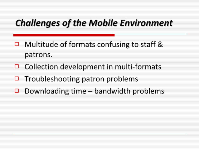 Overdrive & mobile technology | PPT