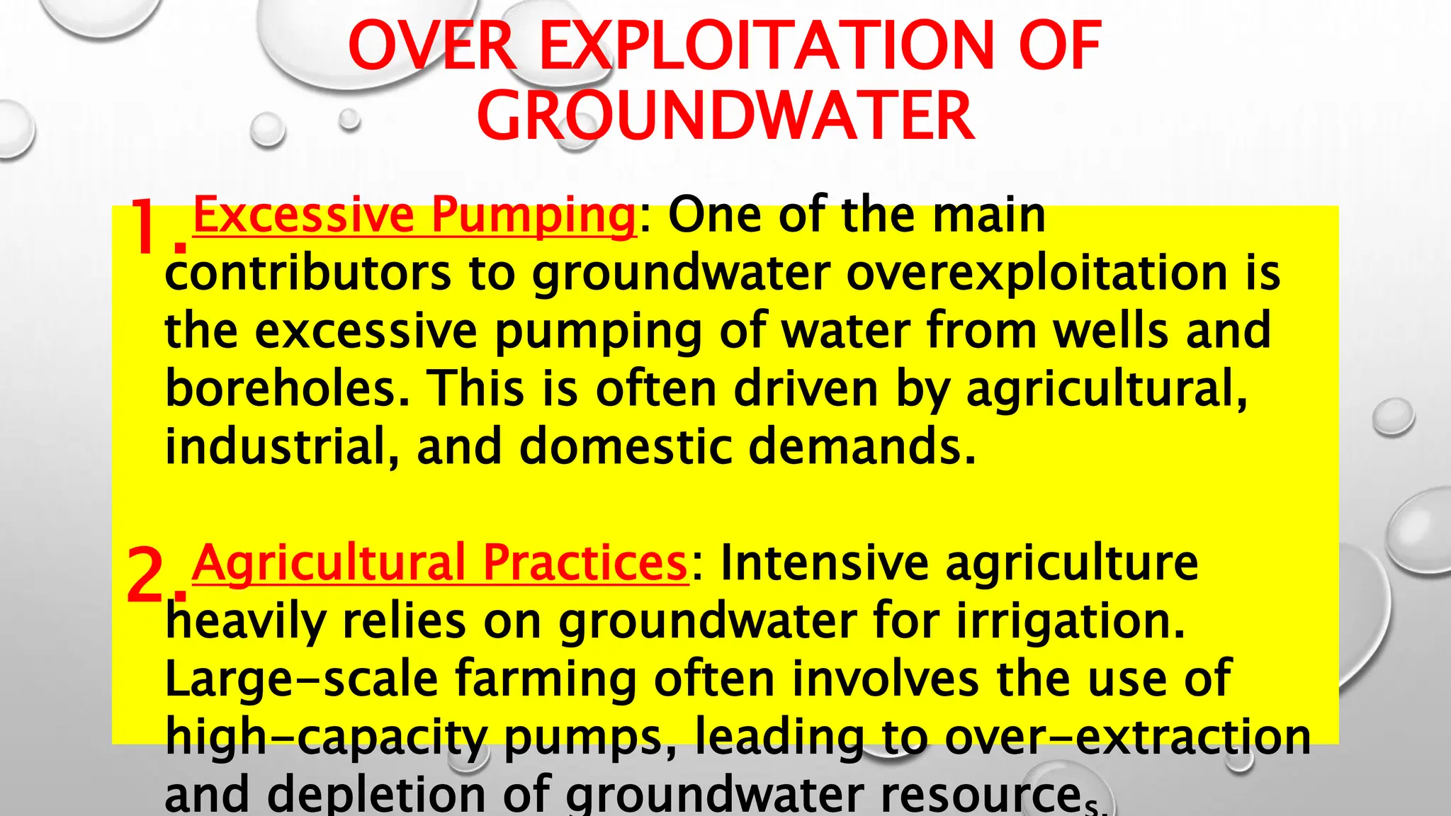over exploitation of ground water hydrology.pptx