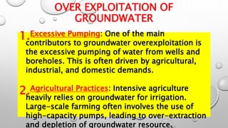 over exploitation of ground water hydrology.pptx