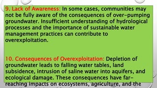 over exploitation of ground water hydrology.pptx