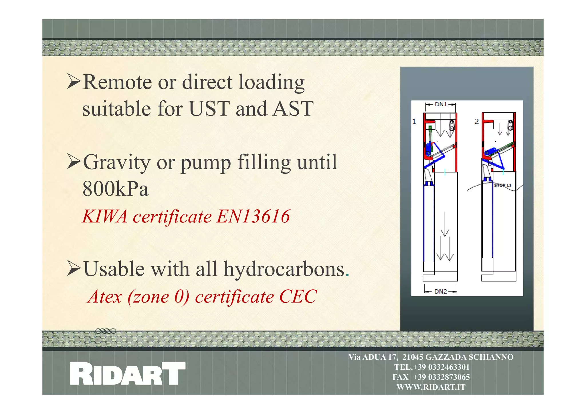 Overfill prevention valve 442 ridart | PPT