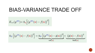 Overfitting - regularization - Cross validation - Machine learning | PPTX