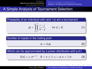 From Mating Pool Distributions to Model Overfitting | PDF | Technology & Computing