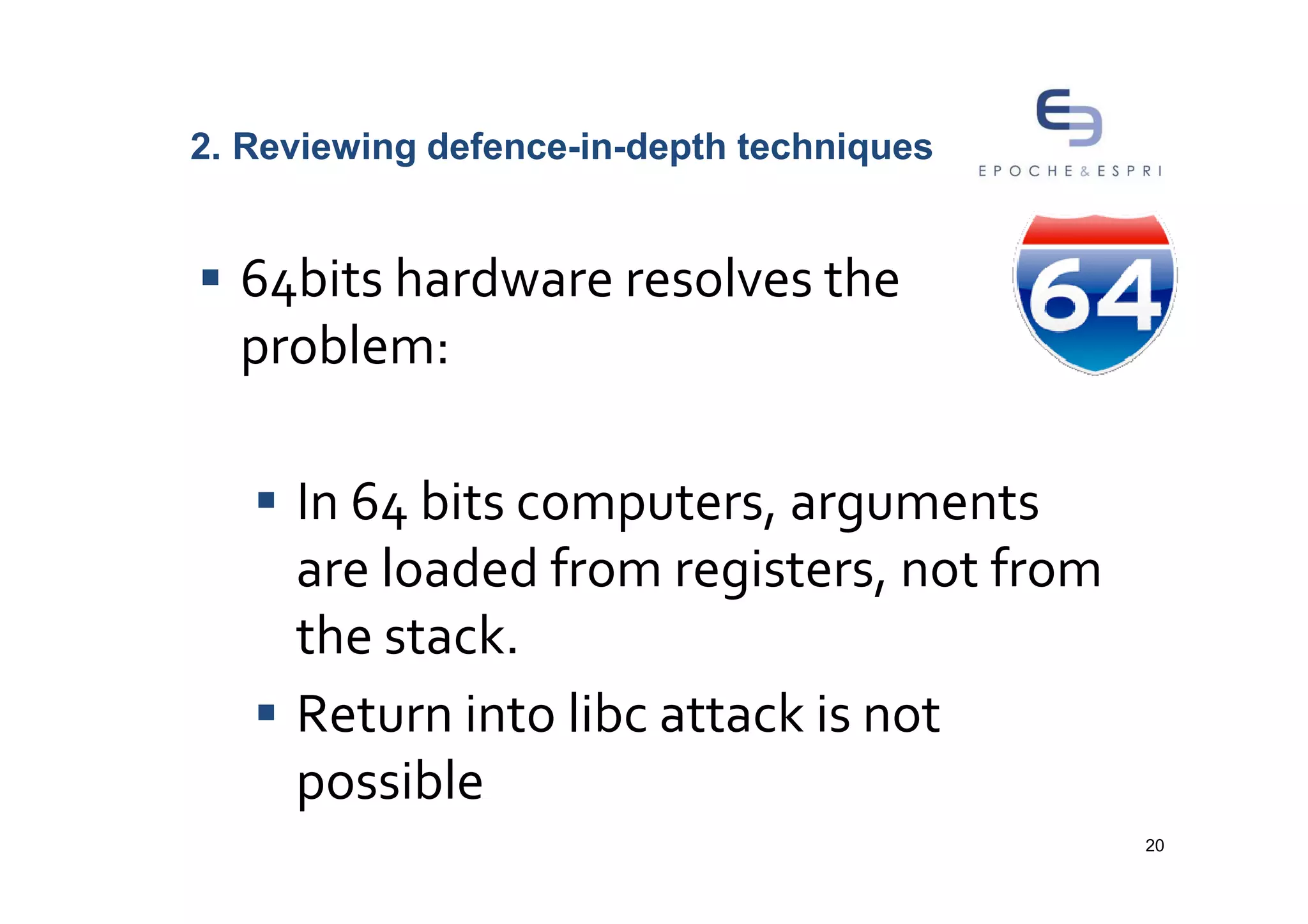 Overflowing attack potential, scoring defence in-depth | PPT