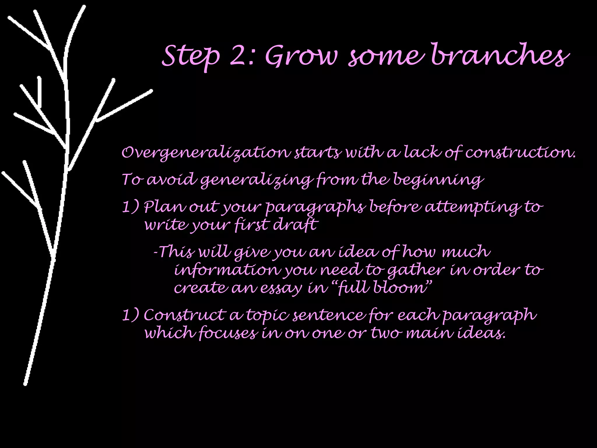 Avoiding Overgeneralizing | PPT