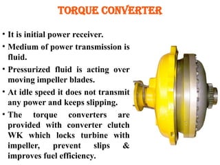 Overhauling of ZF Gear Box. It is a hydrodynamic gearbox. | PPT
