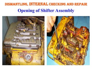 Overhauling of ZF Gear Box. It is a hydrodynamic gearbox. | PPT
