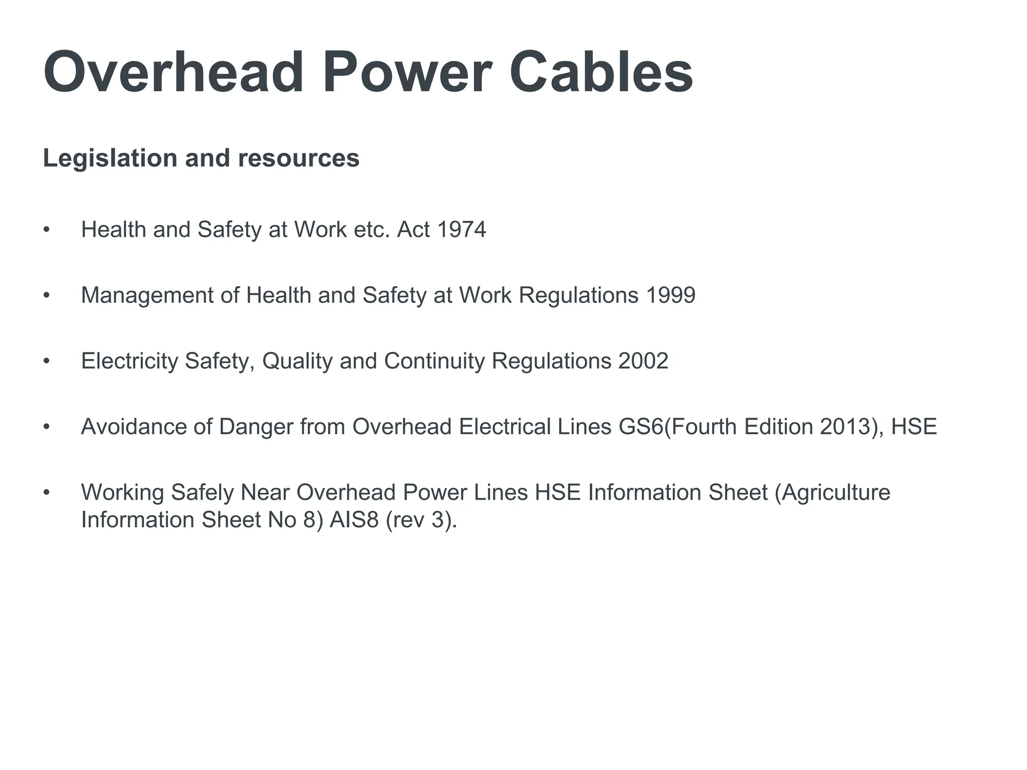 Overhead-Power-Cables classroom presentation | PPT