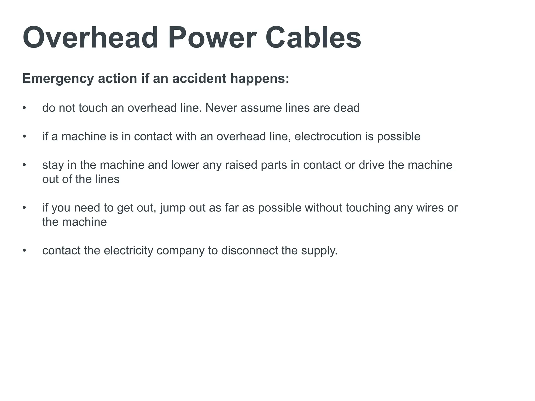 Overhead-Power-Cables classroom presentation | PPT