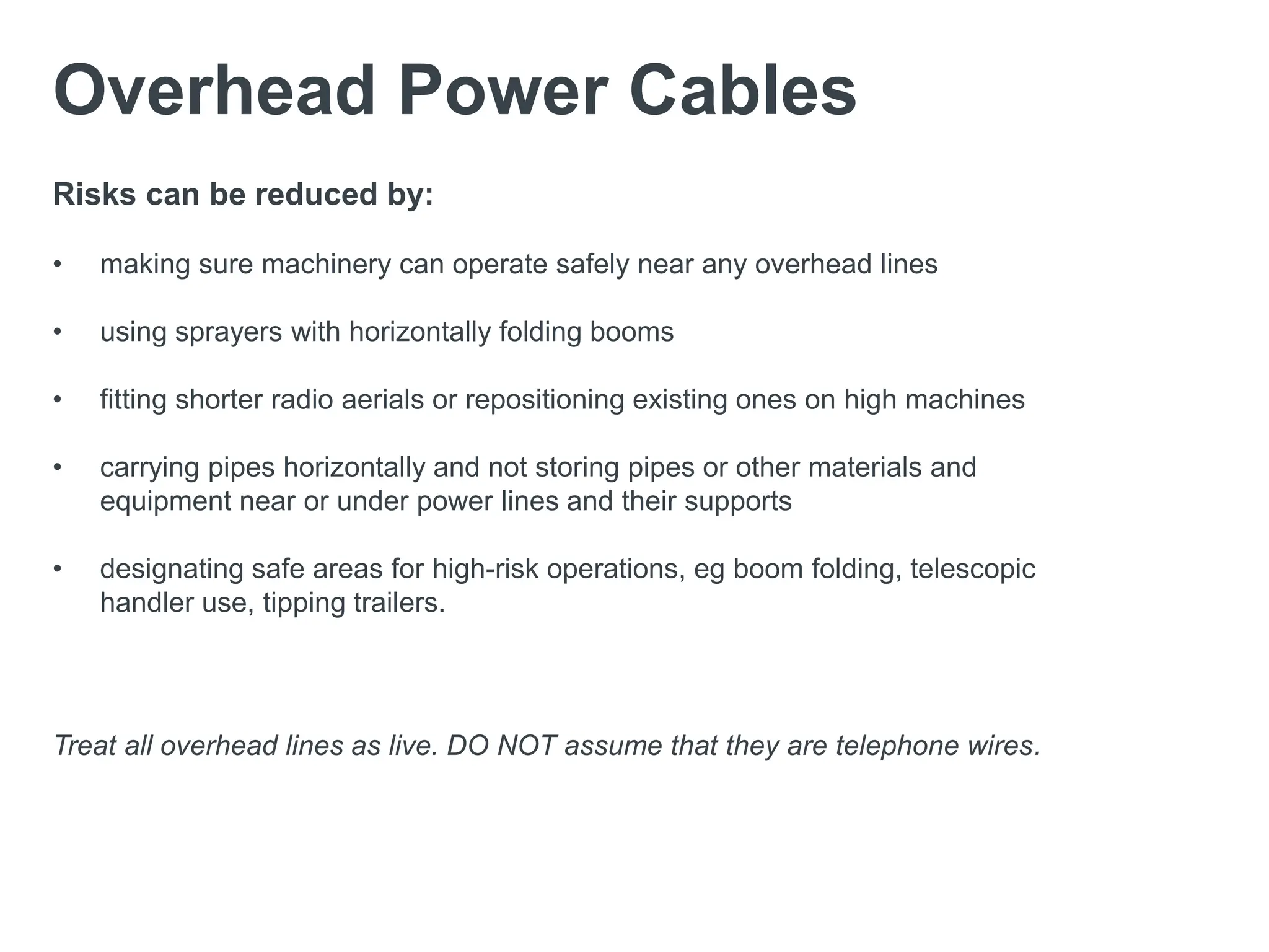 Overhead-Power-Cables classroom presentation | PPT