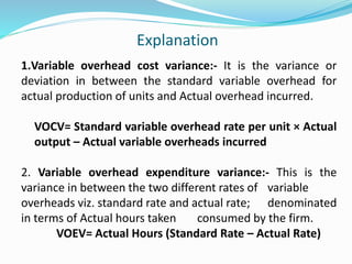 Overhead cost variance | PPTX