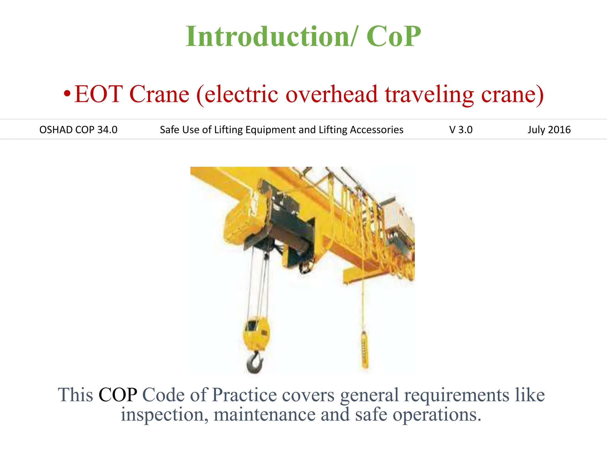Overhead Crane Safety Training for third party especially in uae ...