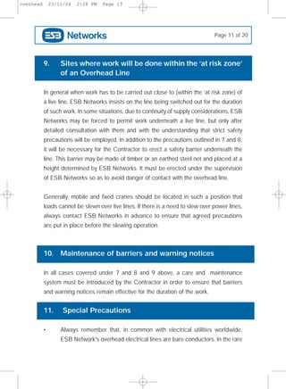 Overhead lines electrical_hazards | PDF