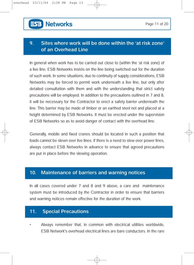 Overhead lines electrical_hazards | PDF