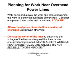 Care to be taken Working near High voltage transmission lines.pptx
