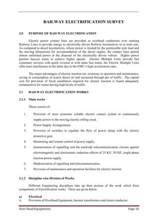 Overhead railway traction | PDF