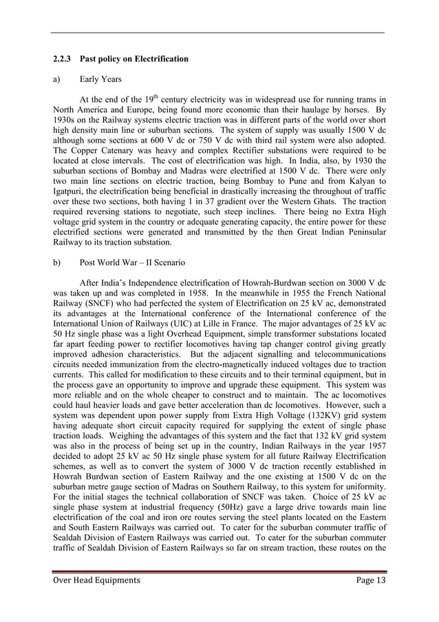 Overhead railway traction | PDF | Rail Travel | Travel Type