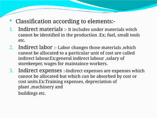 Overheads madras university cost accounting | PPTX