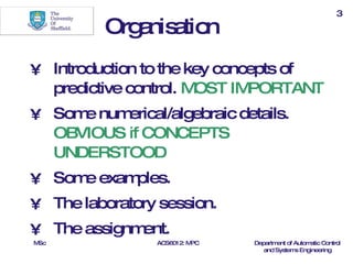 Concepts of predictive control | PPT