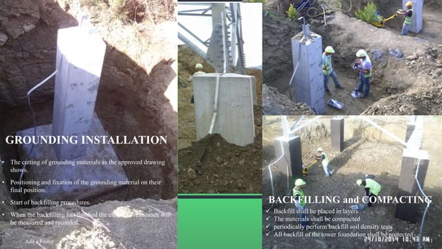 Overhead transmission lines_ Foundation.pptx | Civil Engineering ...