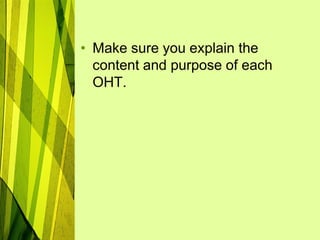 Overhead transparencies.pptx ni ron | PPT | Free Download