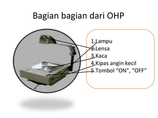 Overhead transparency (oht) | PPT