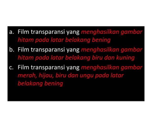 Overhead transparency (oht) | PPT