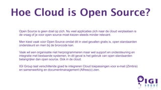 Hoe Cloud in Open Source? | KEY